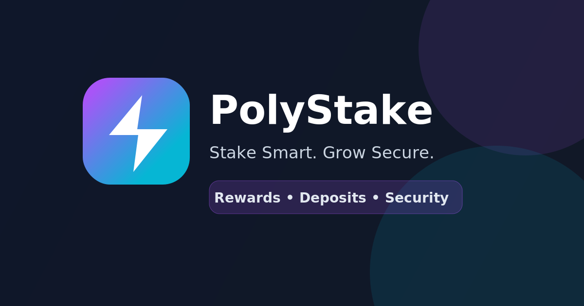 PolyStake — Yield Infrastructure